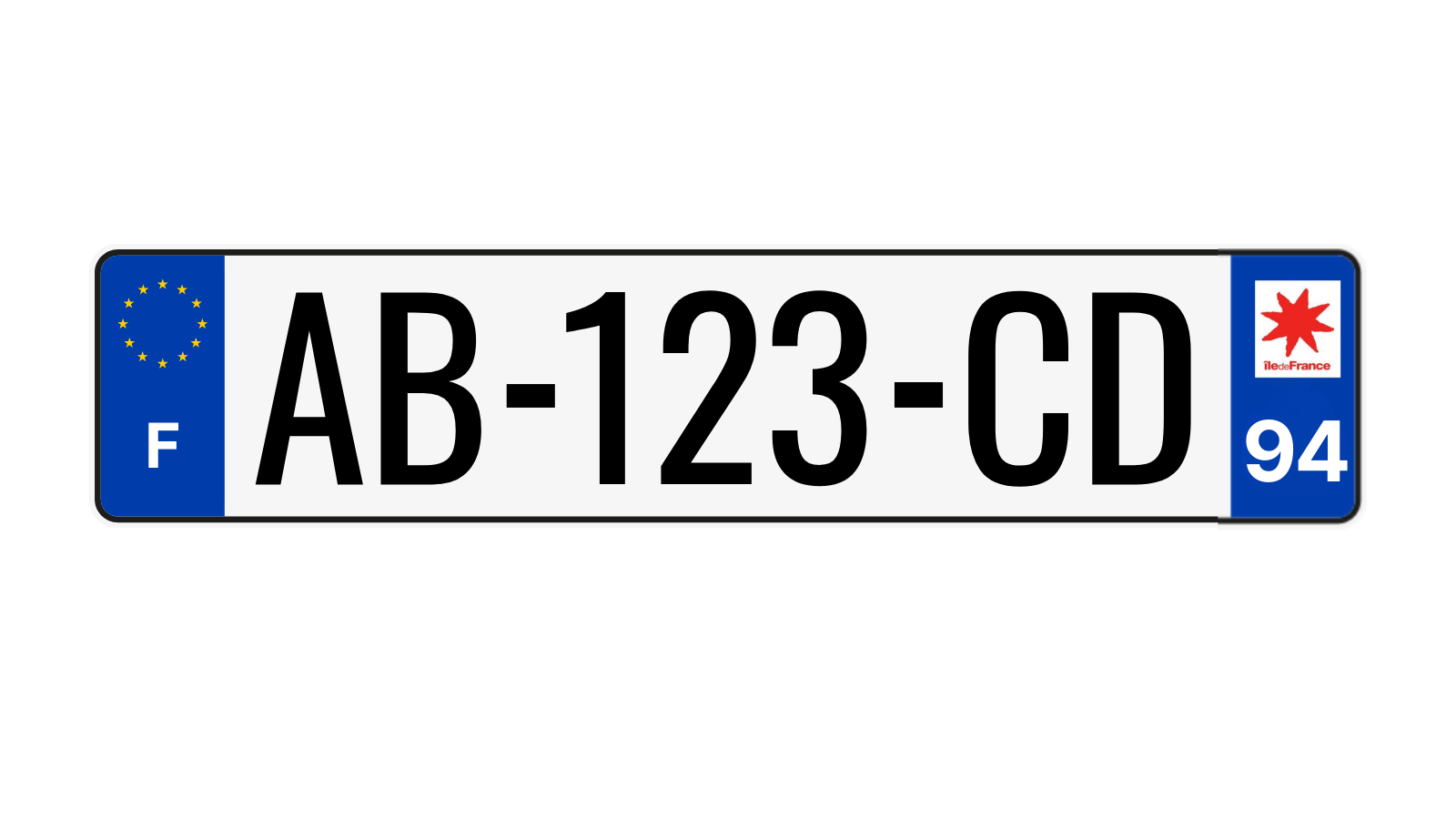 À quel pays appartient cette plaque ? Tableau (formats, exemples)